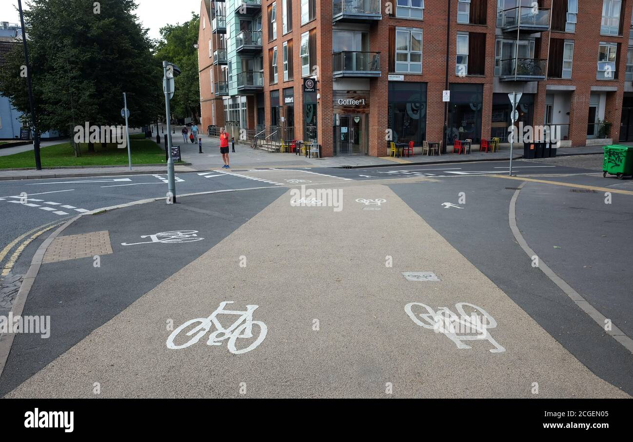 September 2020 - Cycle path and routes in Bristol City Centre near ...