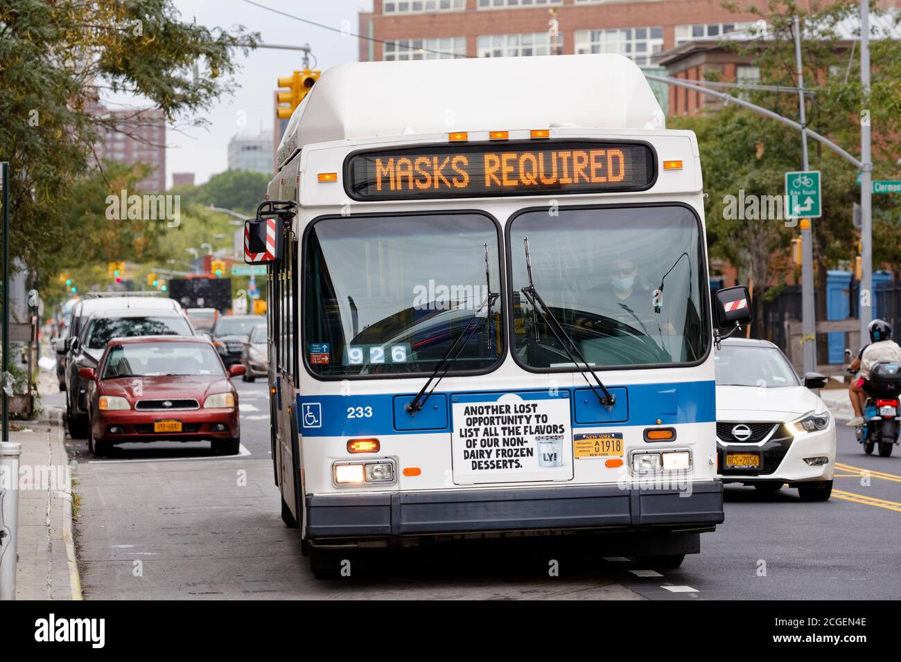 Covid masks on bus hi-res stock photography and images - Alamy
