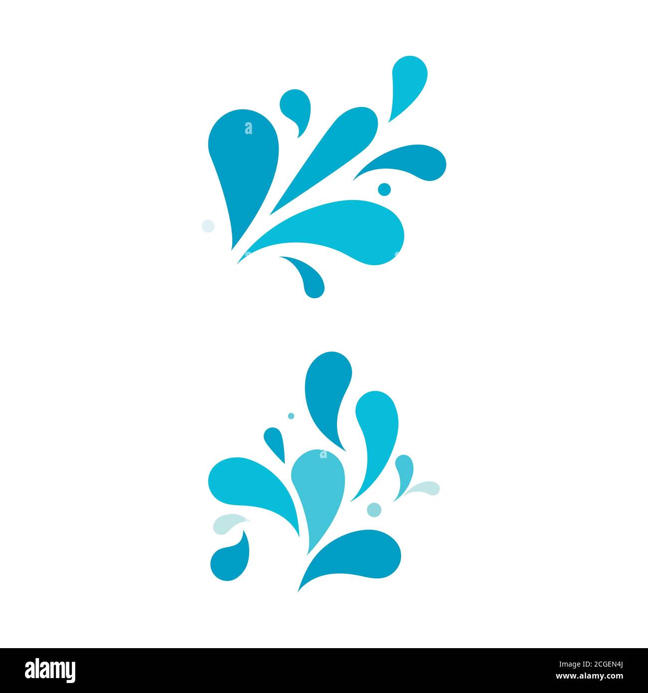 water splash icon vector illustration design template Stock Vector ...