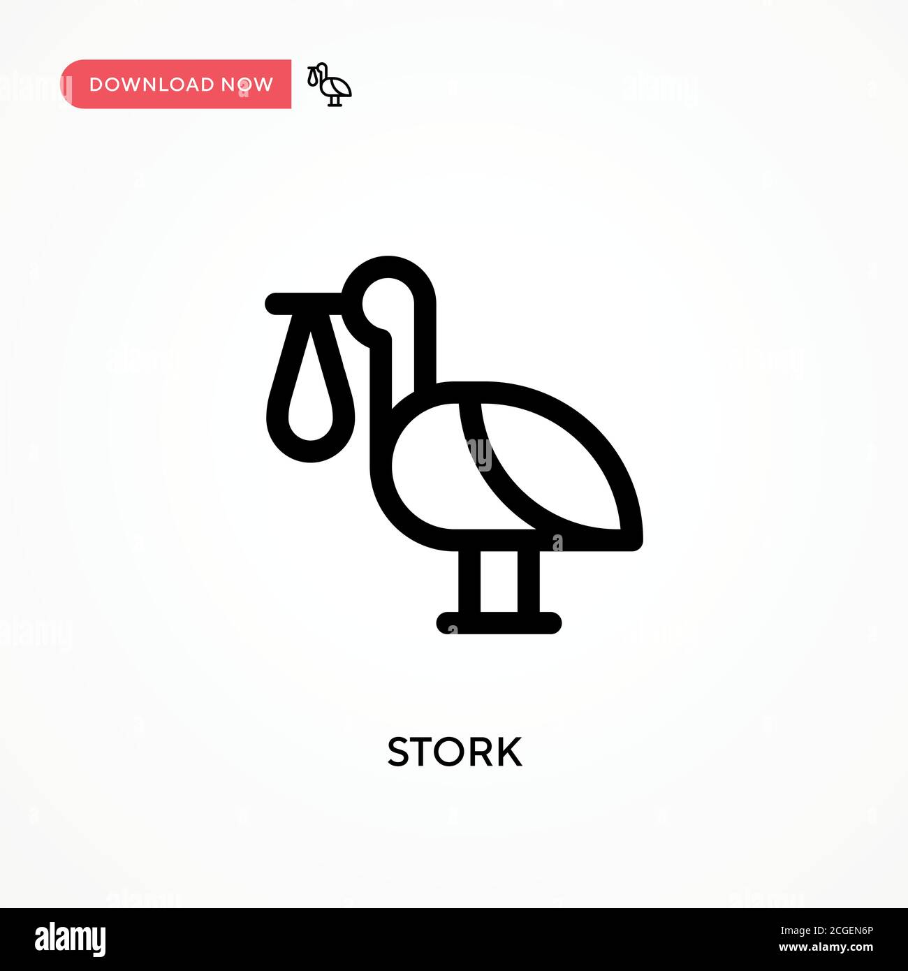 Stork app Stock Vector Images - Alamy