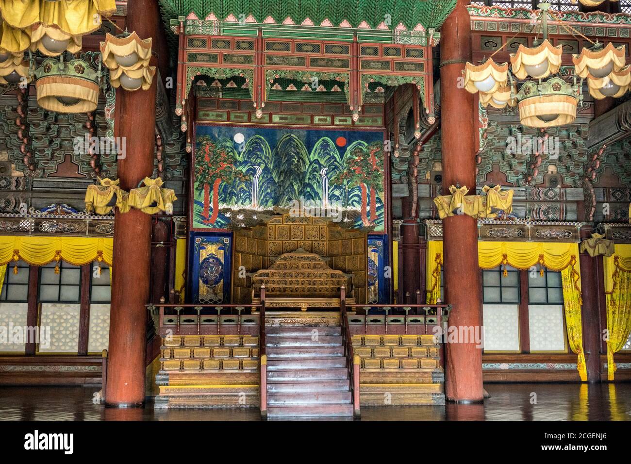 Injeongjeon (throne hall) hi-res stock photography and images - Alamy