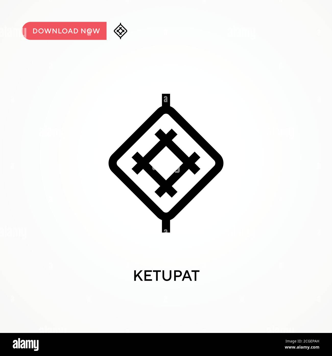 Ketupat vector hi-res stock photography and images - Alamy