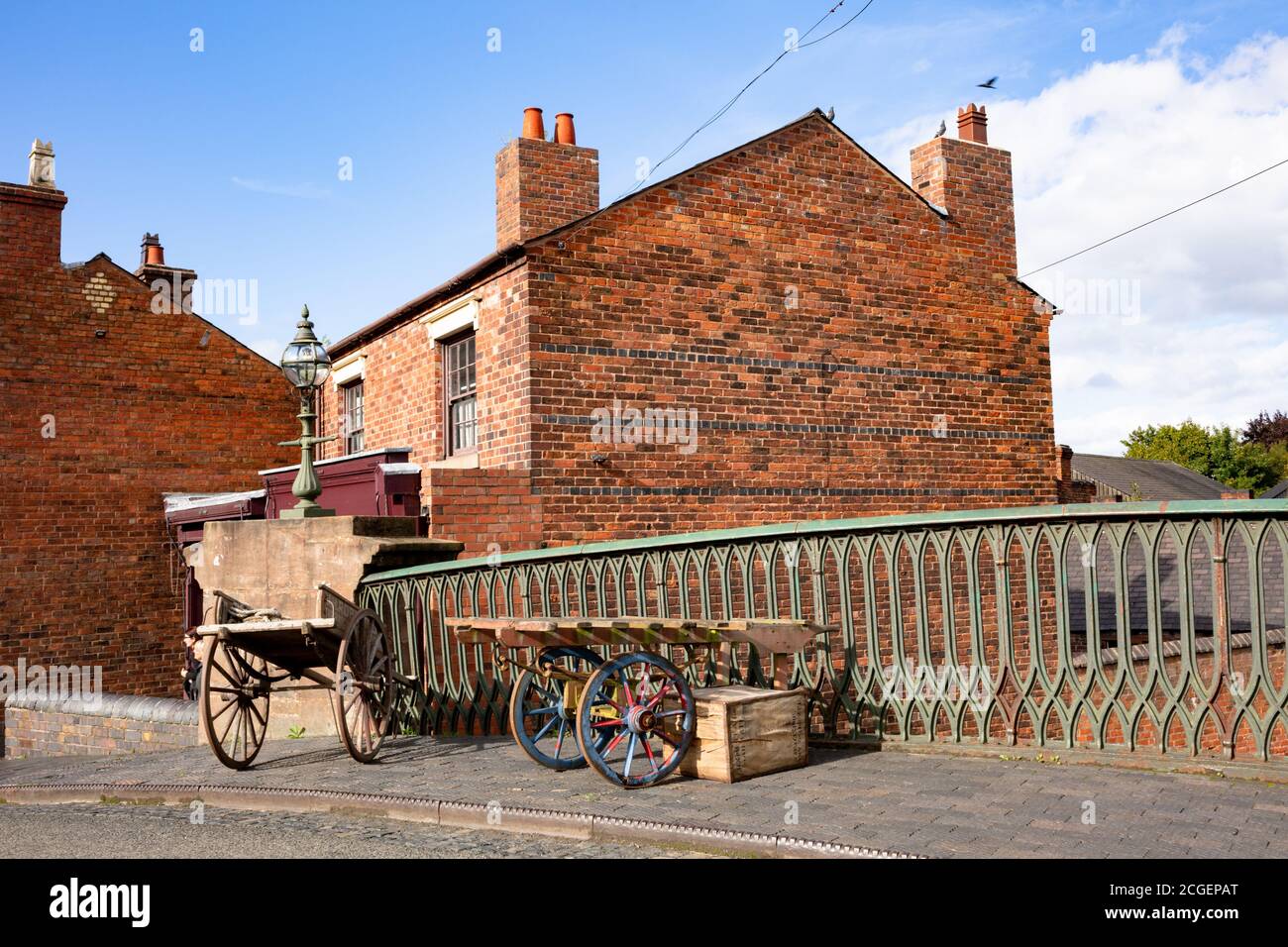 Exterior view of the Black Country Living Museum, Dudley, UK Stock ...