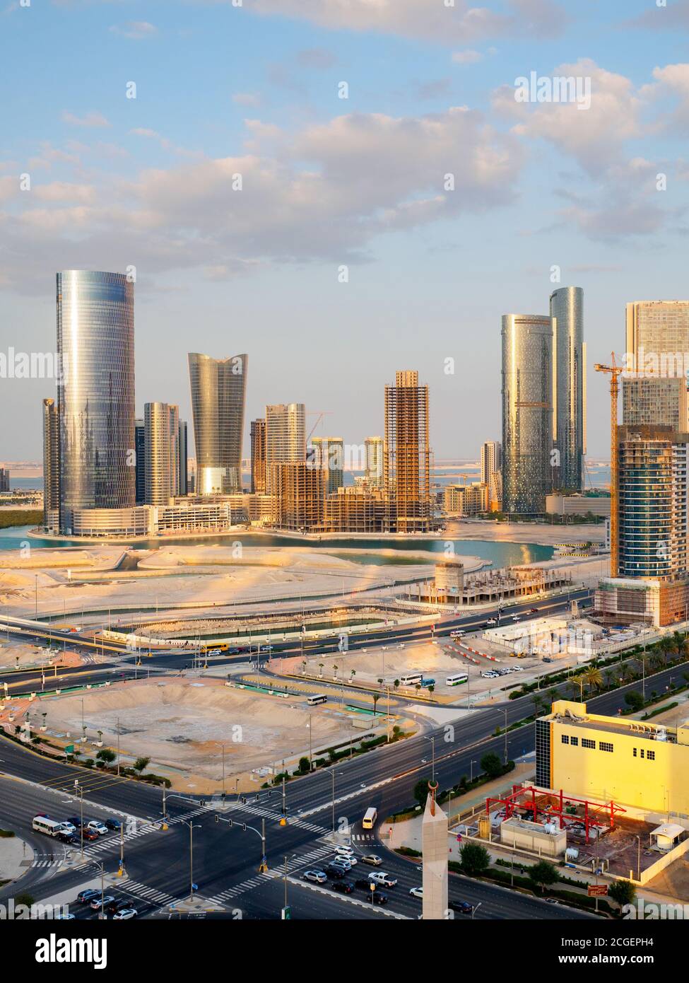 Al reem island skyline hi-res stock photography and images - Alamy