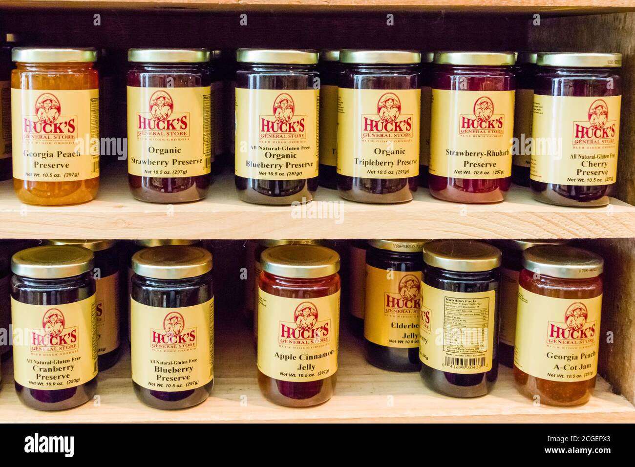 Northern Georgia, Blue Ridge Huck's General Store Stock Photo - Alamy