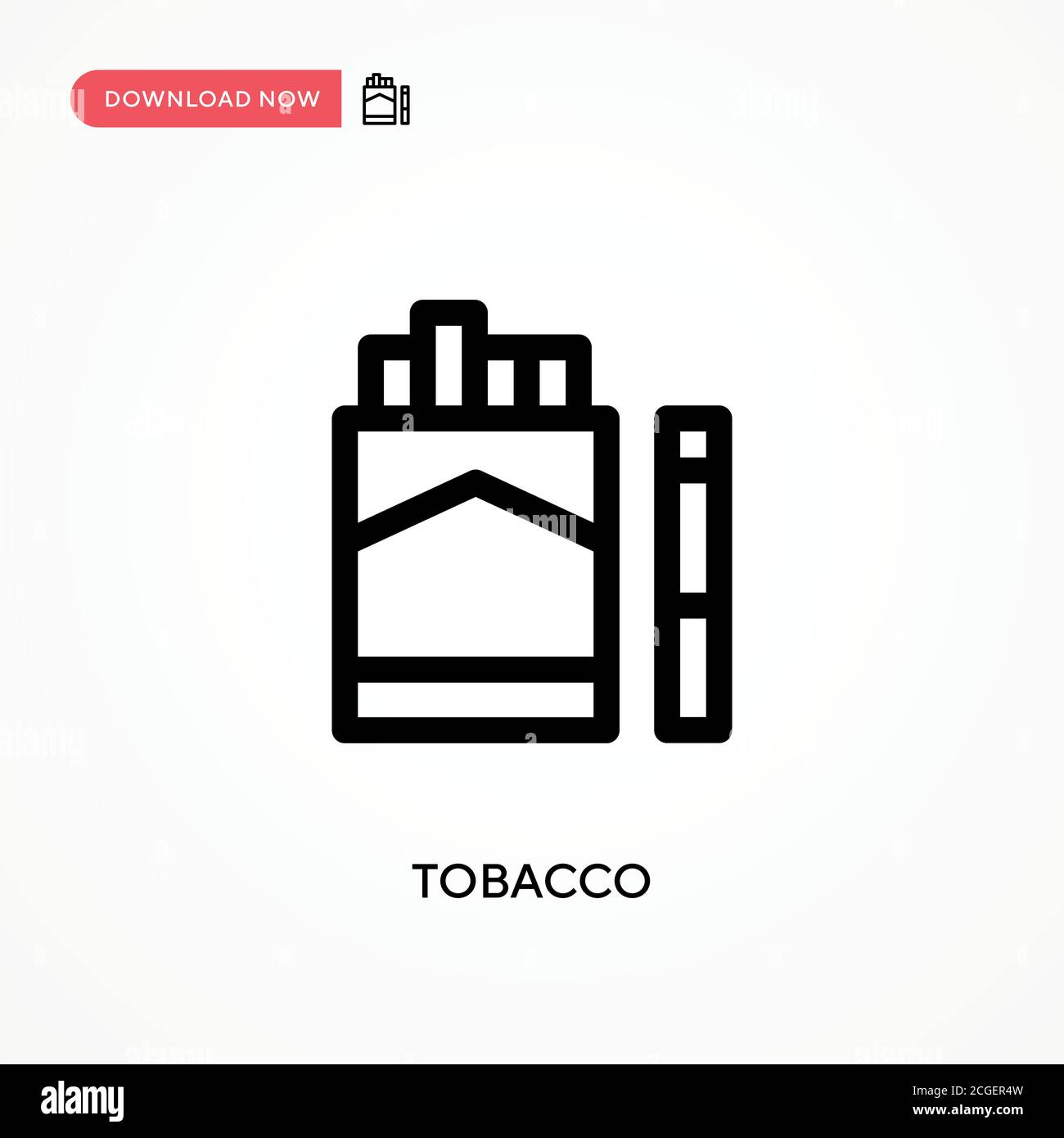 Tobacco plantation nicotiana Stock Vector Images - Alamy