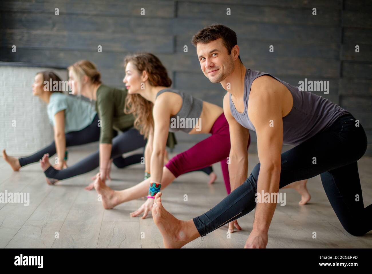 Man doing backbend hi-res stock photography and images - Alamy