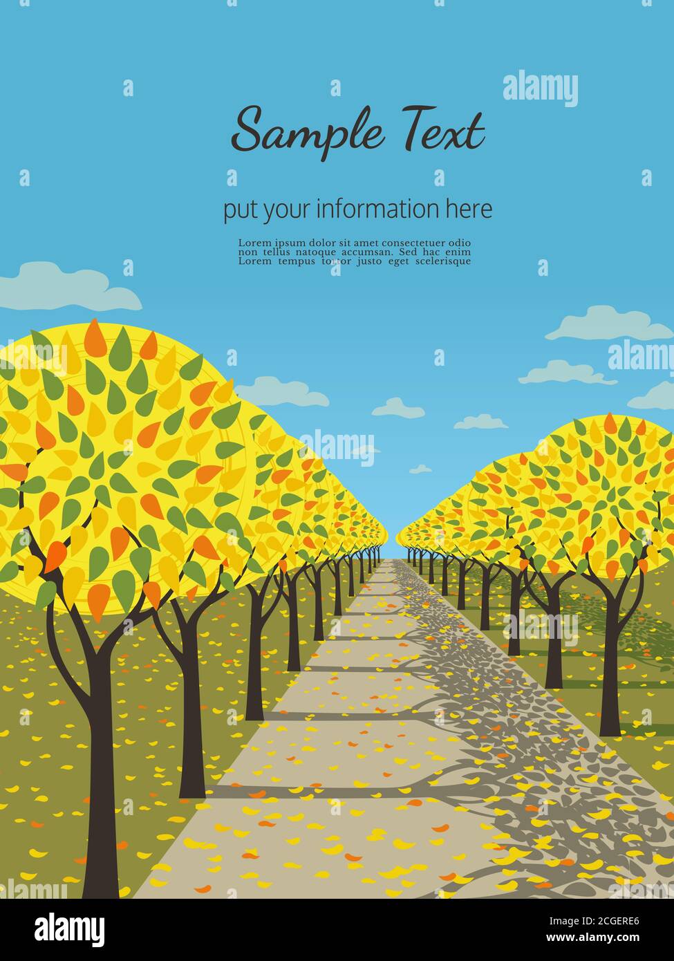 Autumn Fall poster Stock Vector Image & Art - Alamy