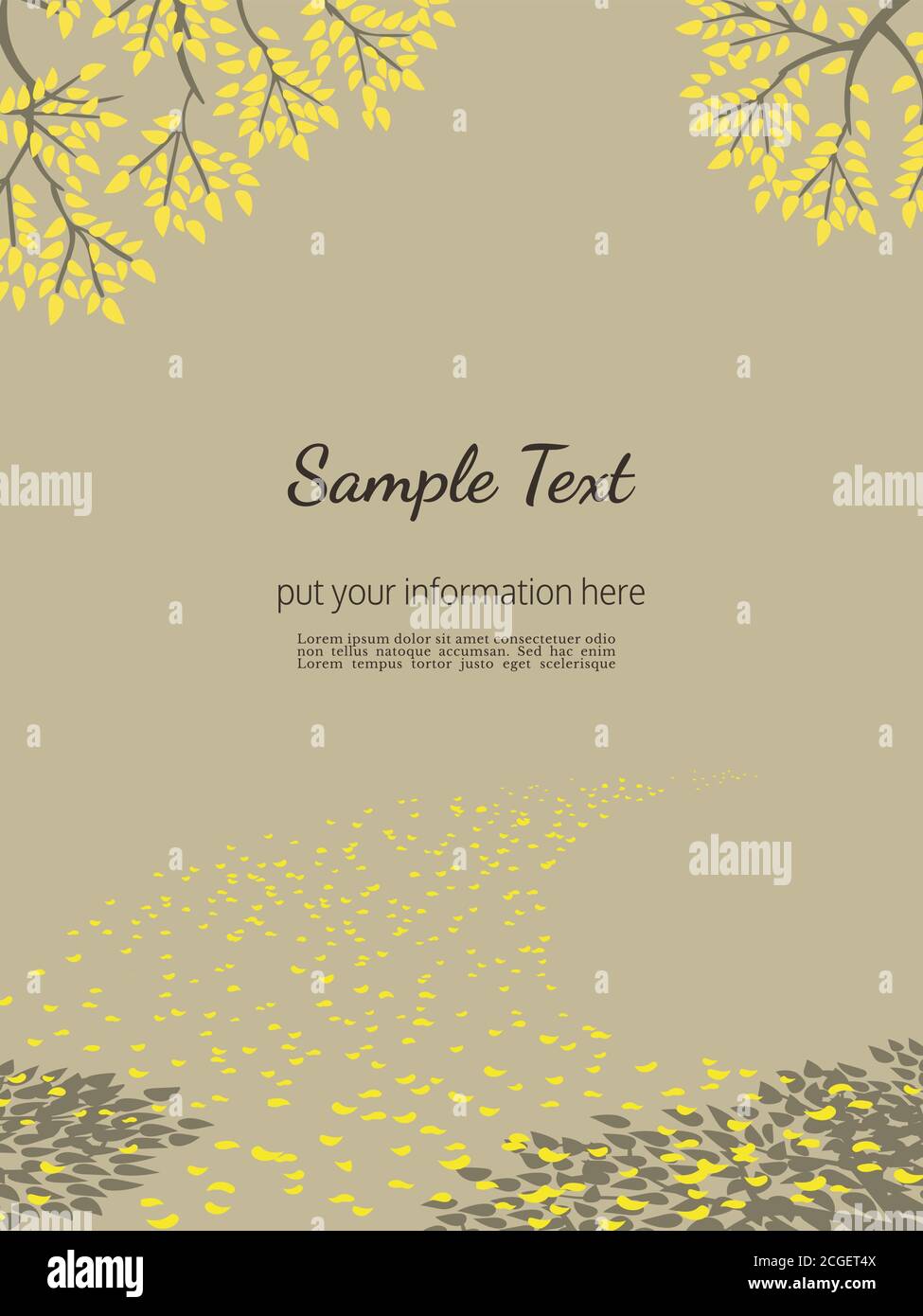 Autumn Fall poster Stock Vector Image & Art - Alamy