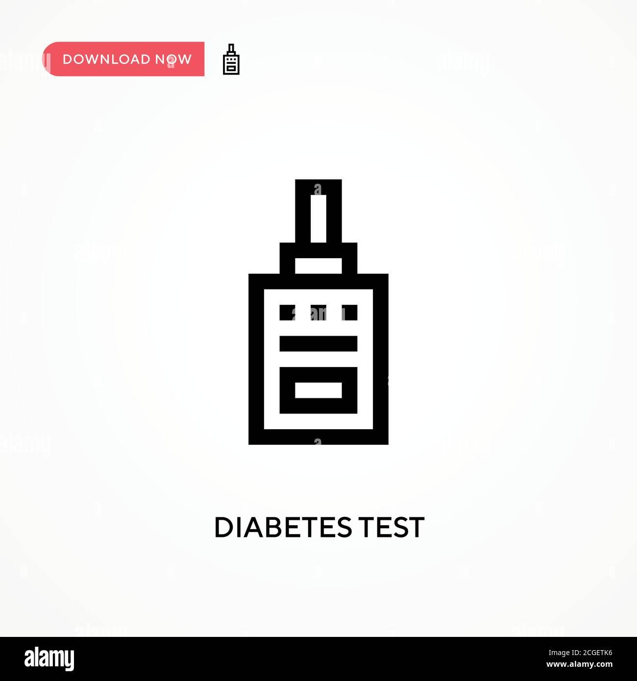 Doctor checking blood sample Stock Vector Images - Alamy