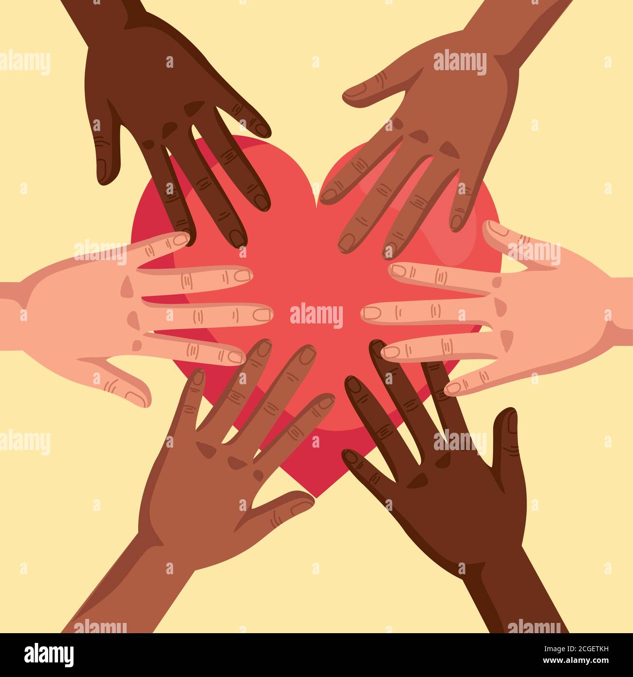 Heart hands social justice hi-res stock photography and images - Alamy