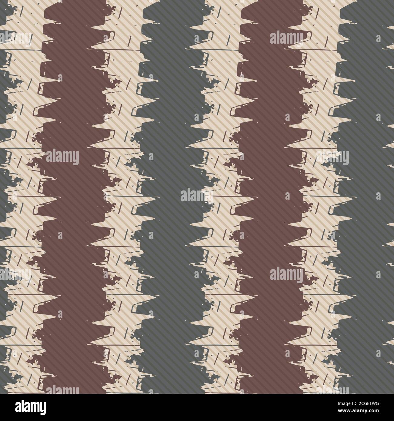 Vector woven fabric striped texture seamless pattern background ...