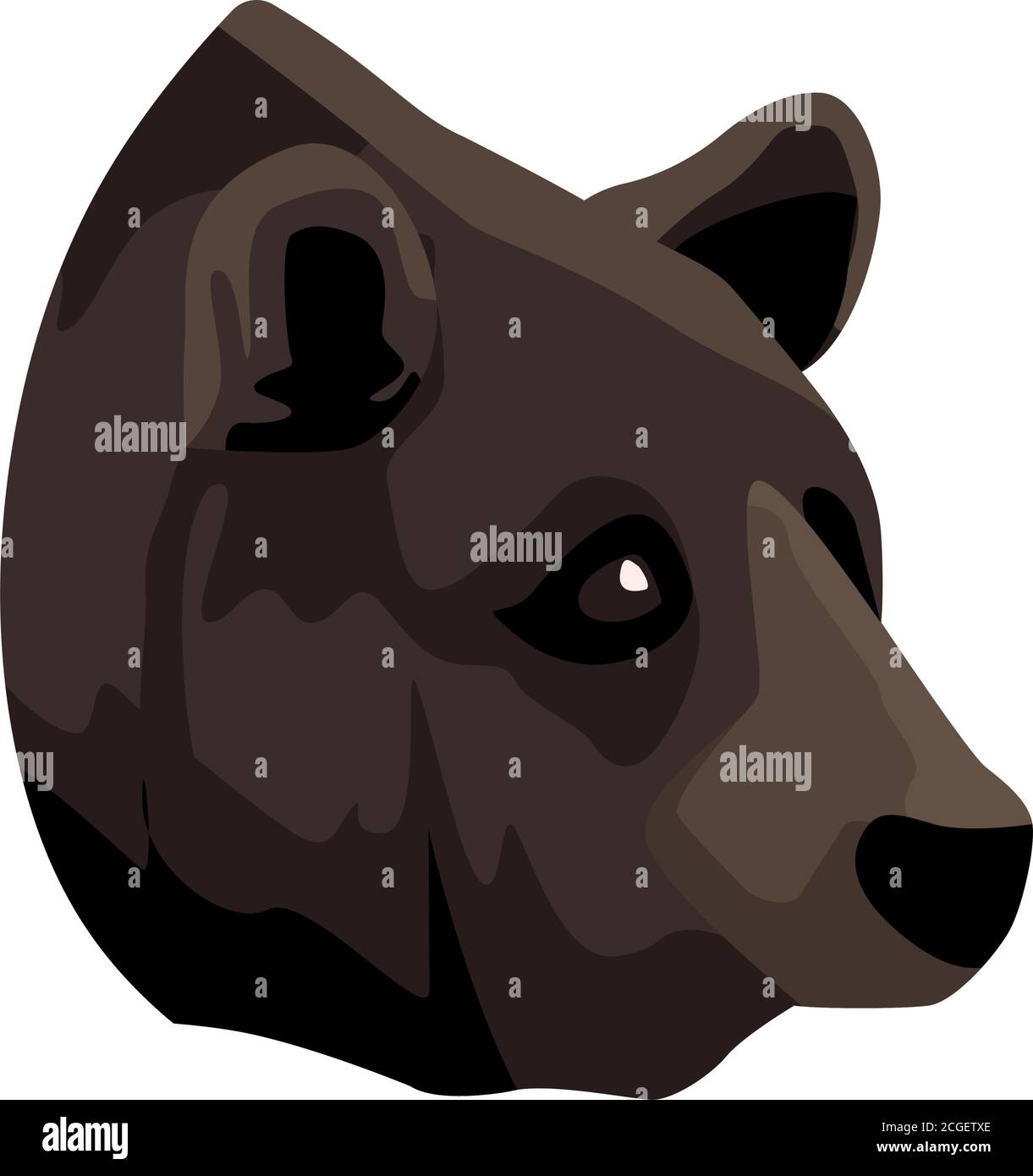 wild bear beast animal head vector illustration design Stock Vector ...