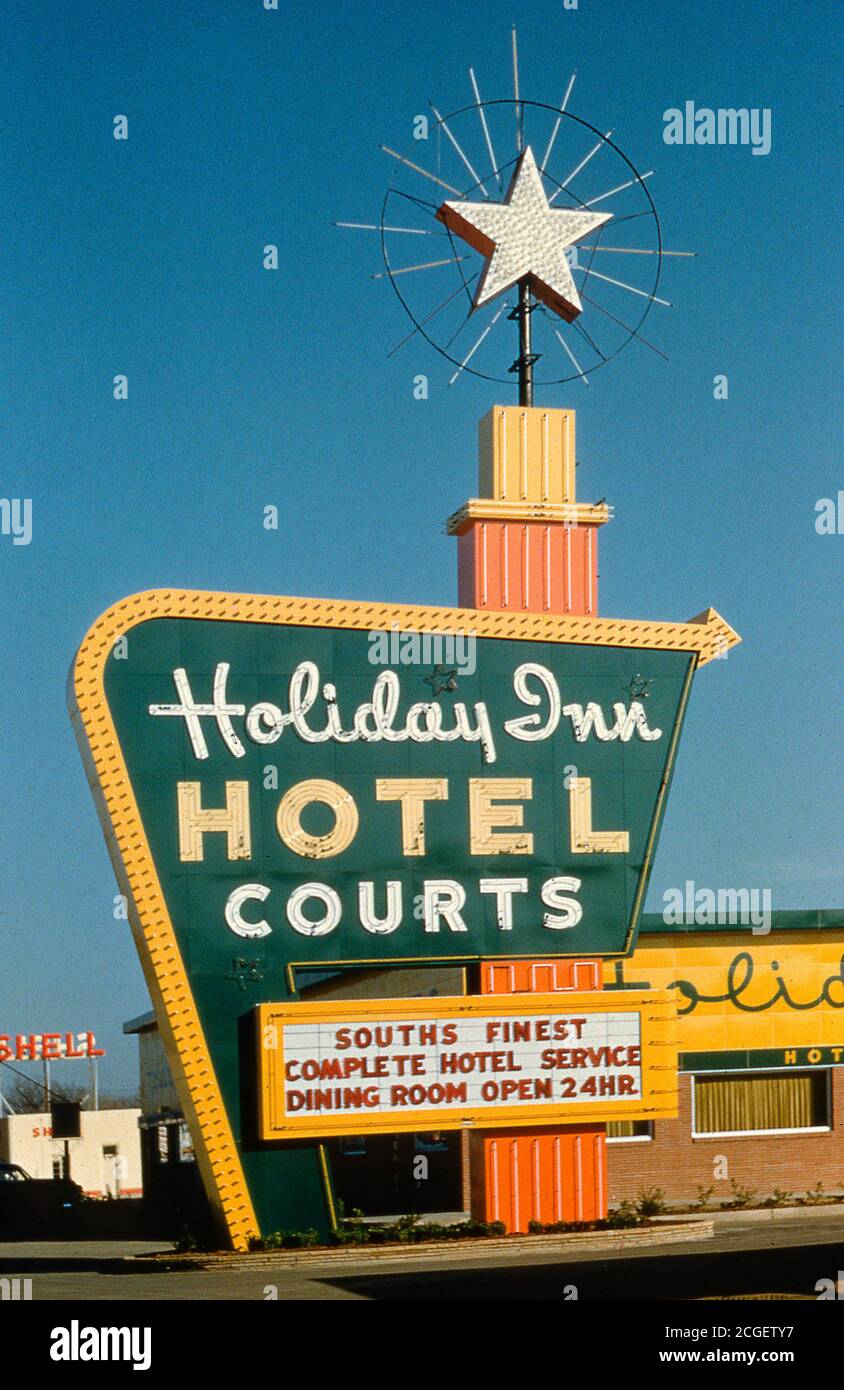 First Holiday Inn on Summer Ave Stock Photo - Alamy