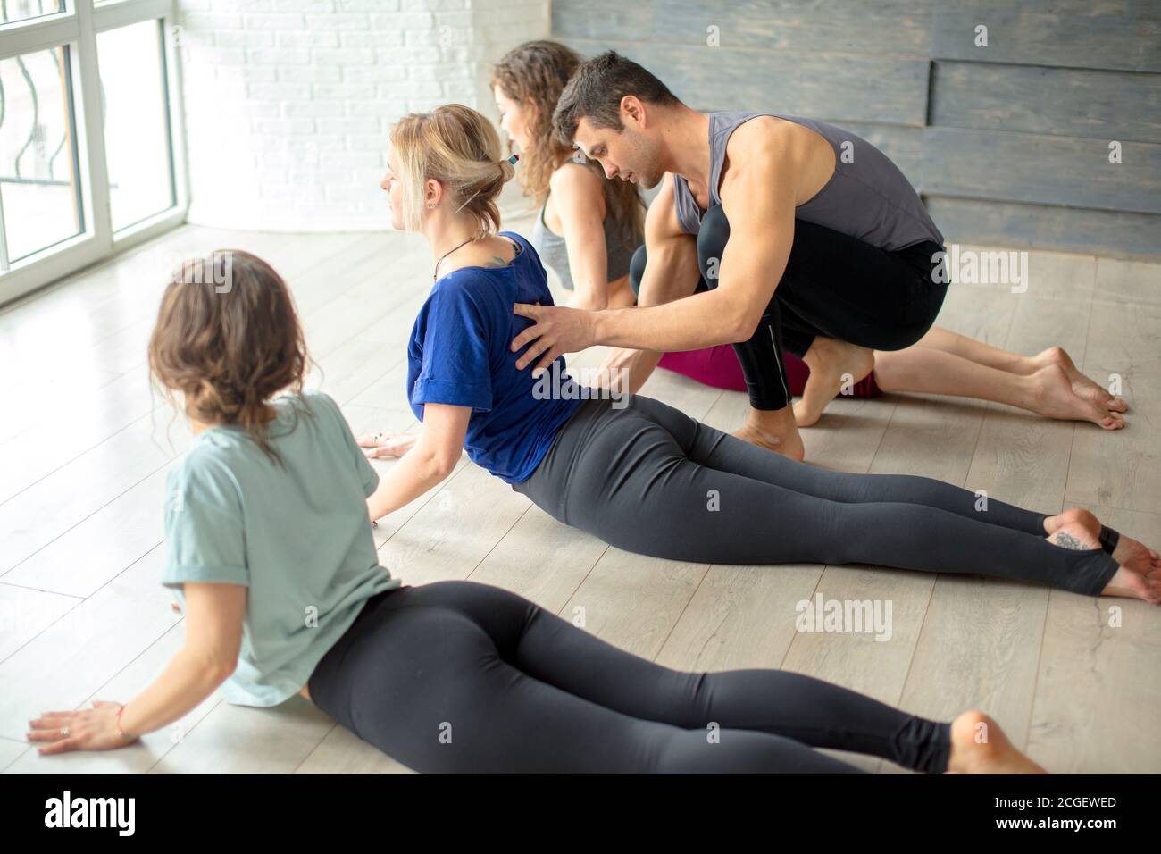 Female yoga instructors hi-res stock photography and images - Alamy