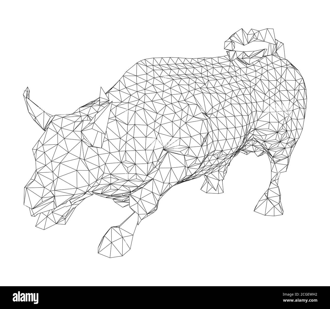 Charging Bull Vector