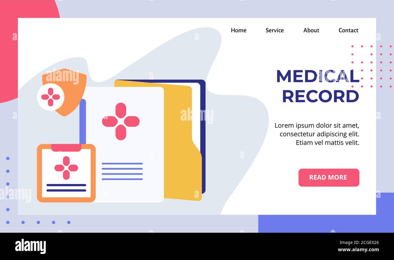 Medical File Cover Page Design