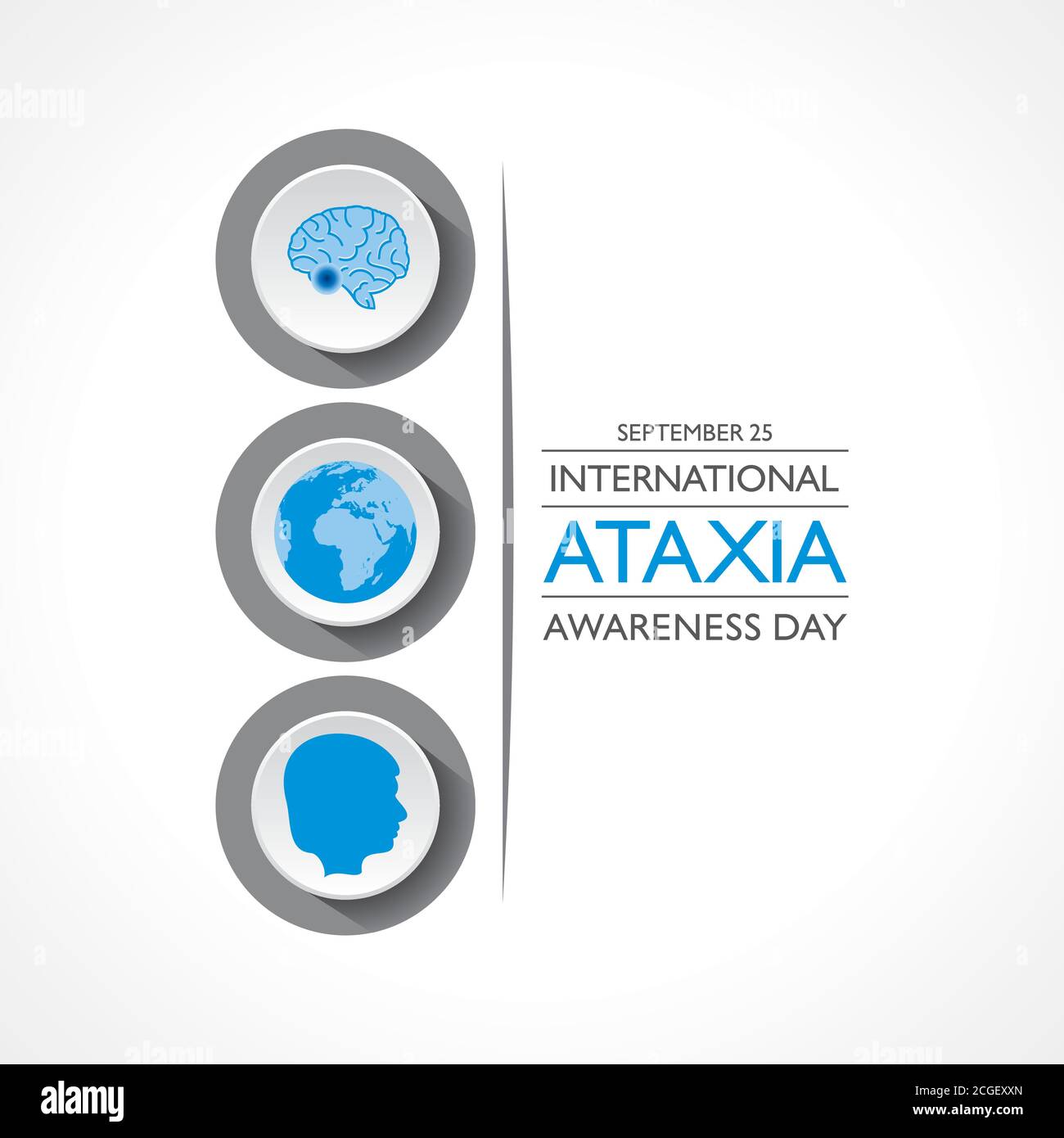 Vector illustration of International Ataxia Awareness Day observed on ...