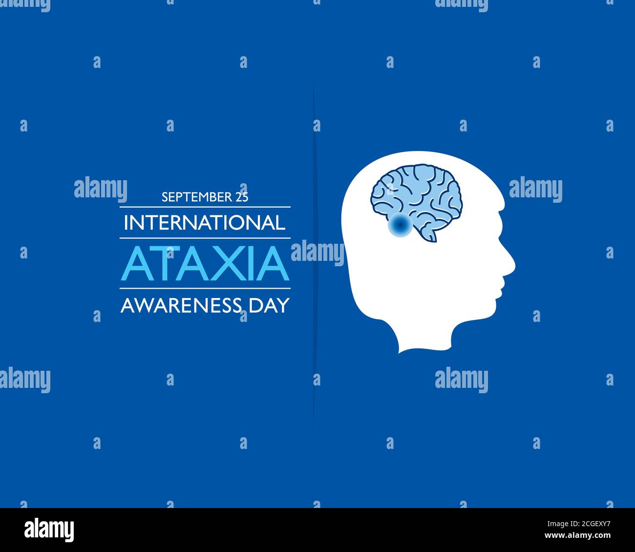 Vector illustration of International Ataxia Awareness Day observed on ...