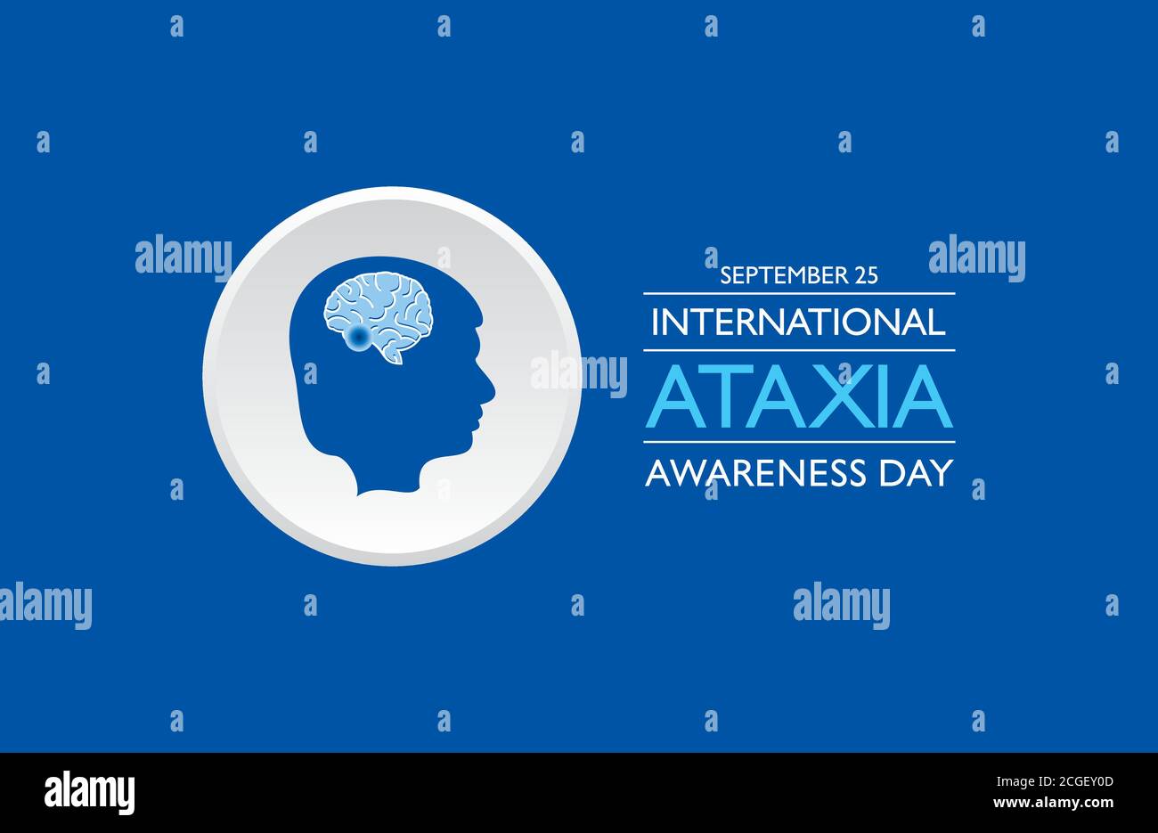 Vector illustration of International Ataxia Awareness Day observed on ...