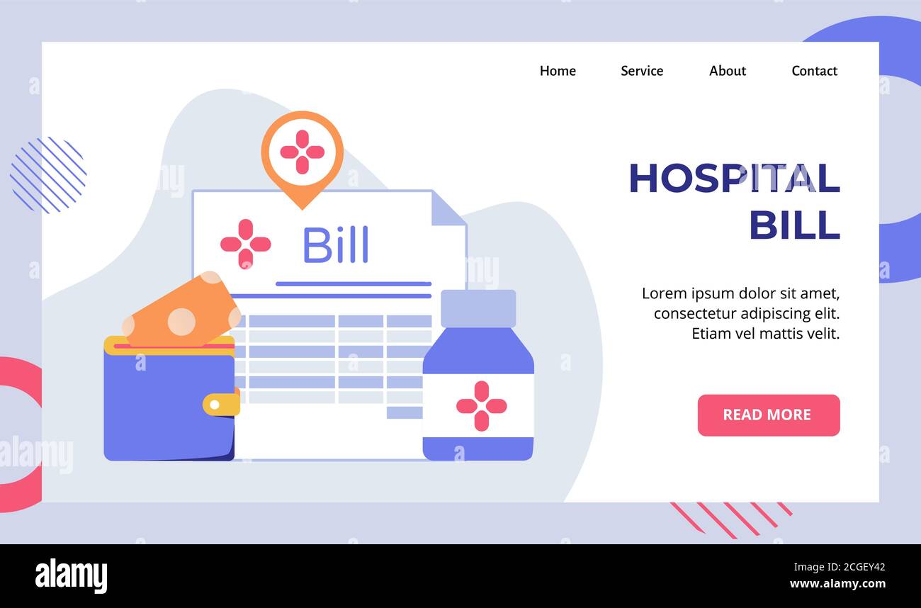 Hospital bill Stock Vector Images - Alamy