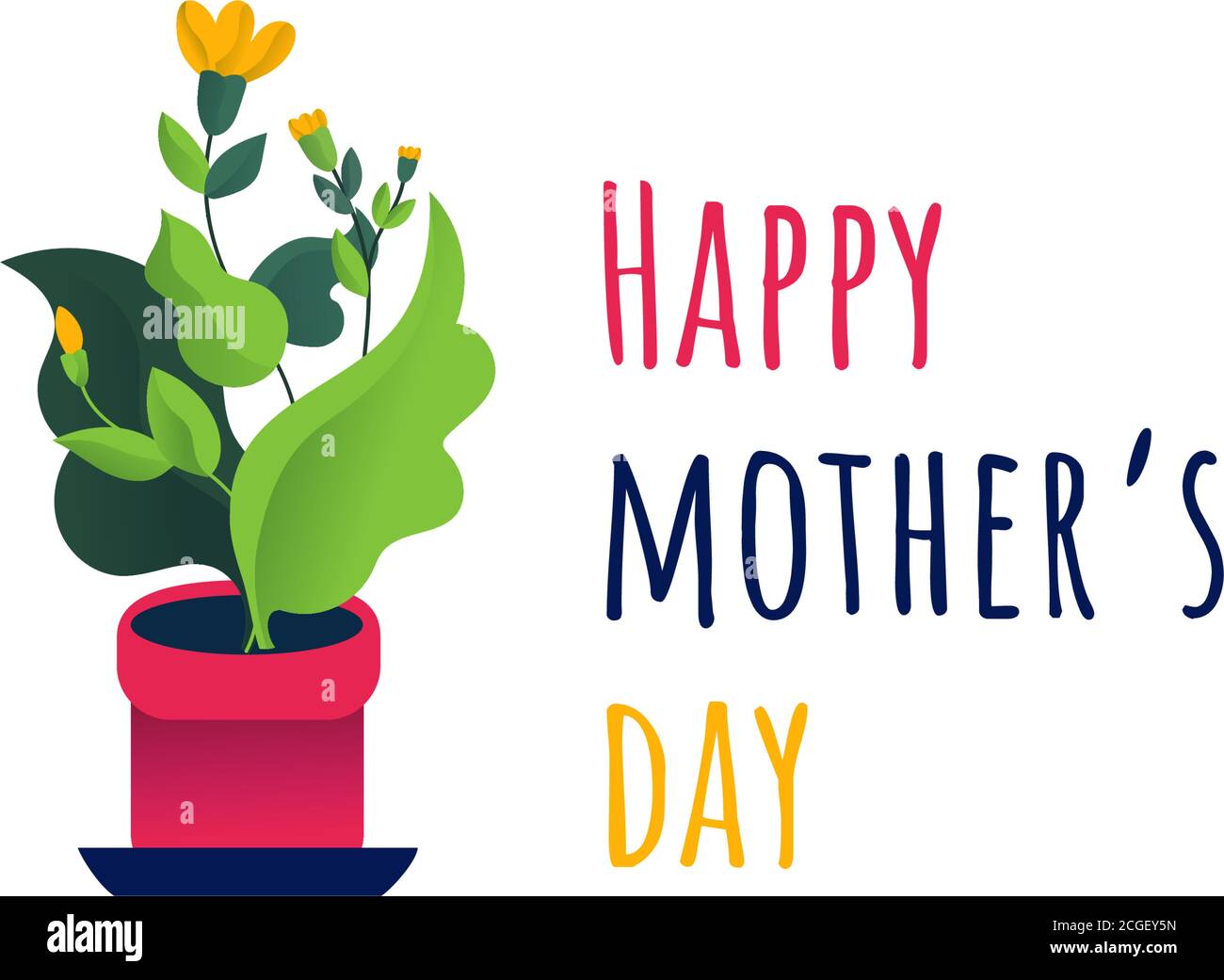 Happy mother day super Cut Out Stock Images & Pictures - Alamy