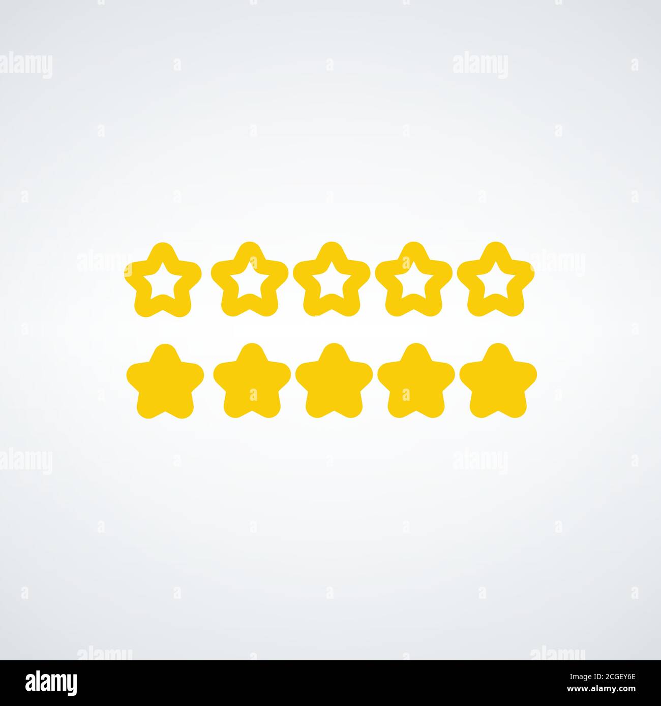 Yellow rating stars button. five rank stars. Stock vector illustration ... Yellow rating stars button. five rank stars. Stock vector illustration ...