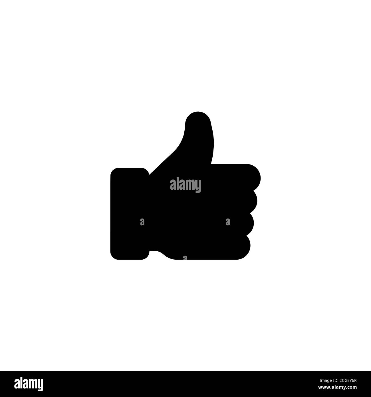 Like thumb up icon. Stock vector illustration isolated on white ...