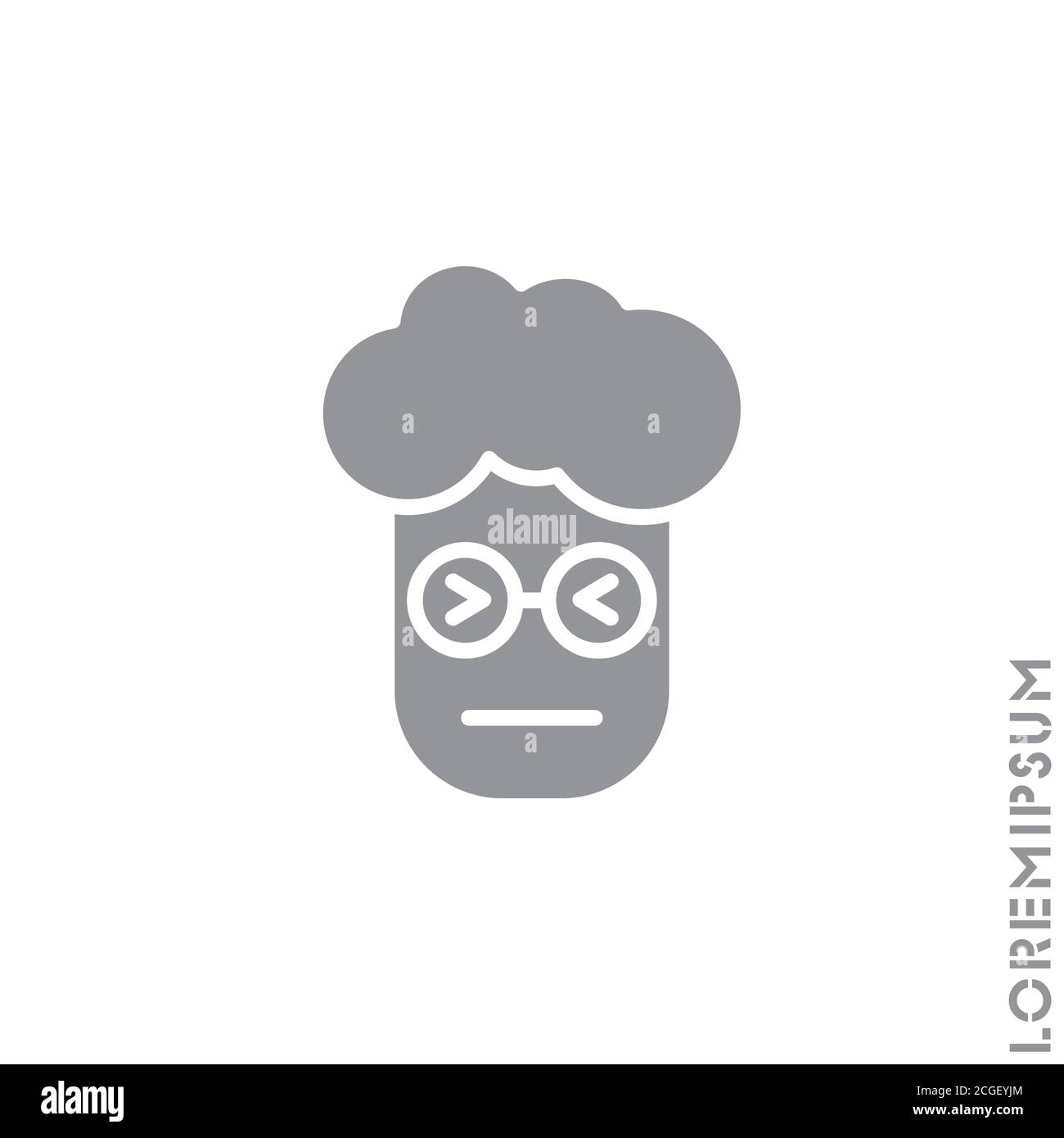 Angry face emoji boy, man icon vector. Sad face emoticon symbol. style ...