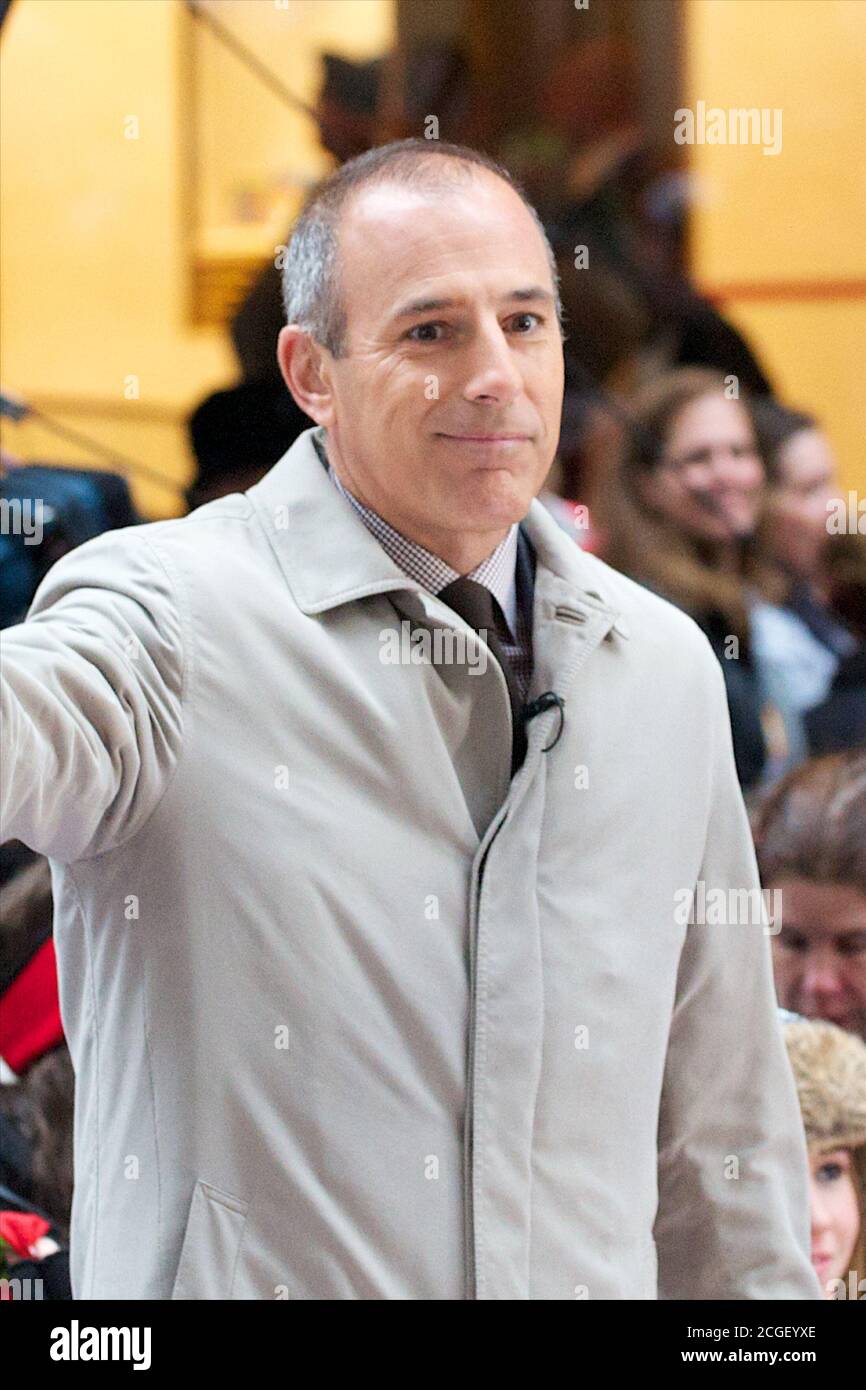 Matt Lauer High Resolution Stock Photography and Images - Alamy