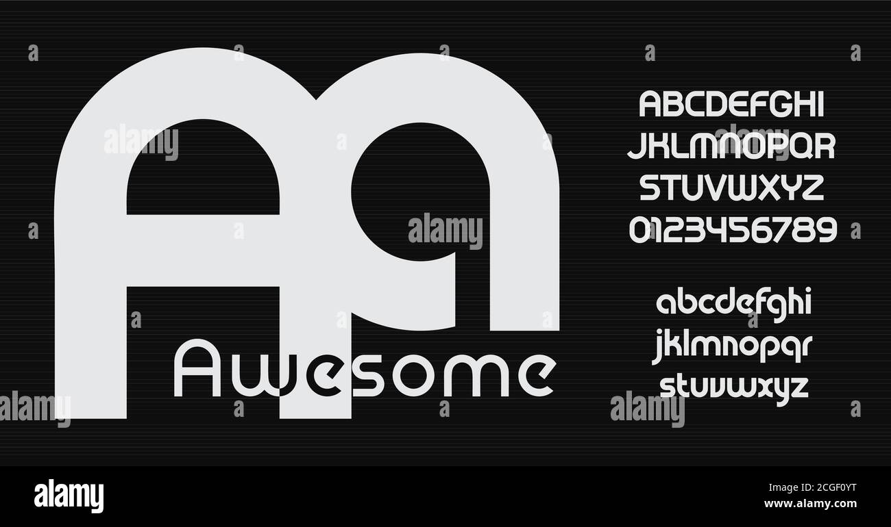 Bauhaus style letters hi-res stock photography and images - Alamy