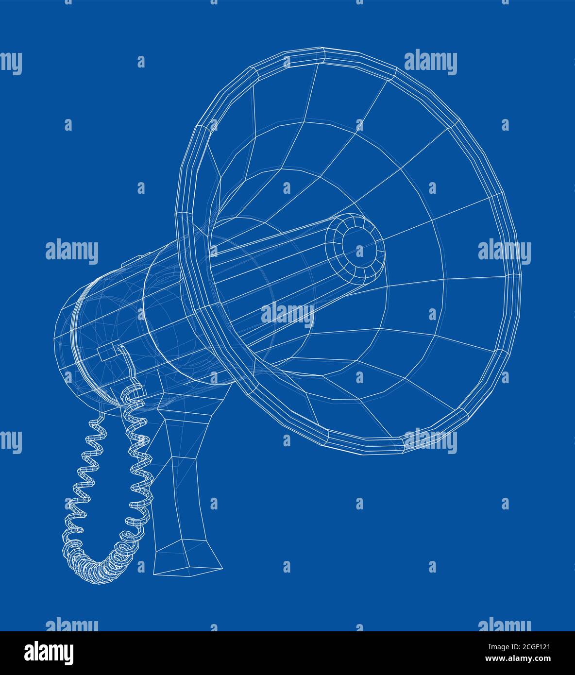 Megaphone concept outline. Vector Stock Vector Image & Art - Alamy