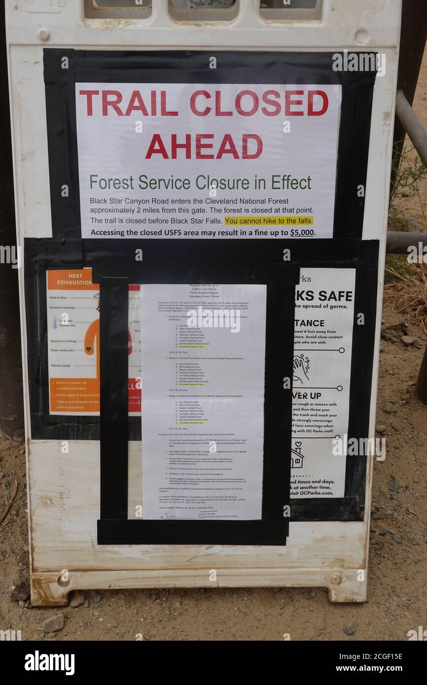 Trail closure hi-res stock photography and images - Alamy