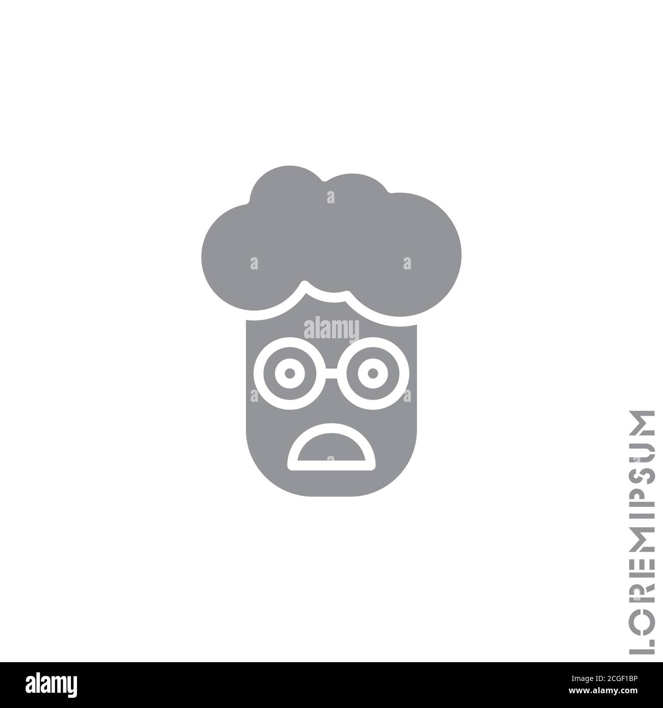 Frowning with open mouth emoji vector boy, man icon. frowning with open ...