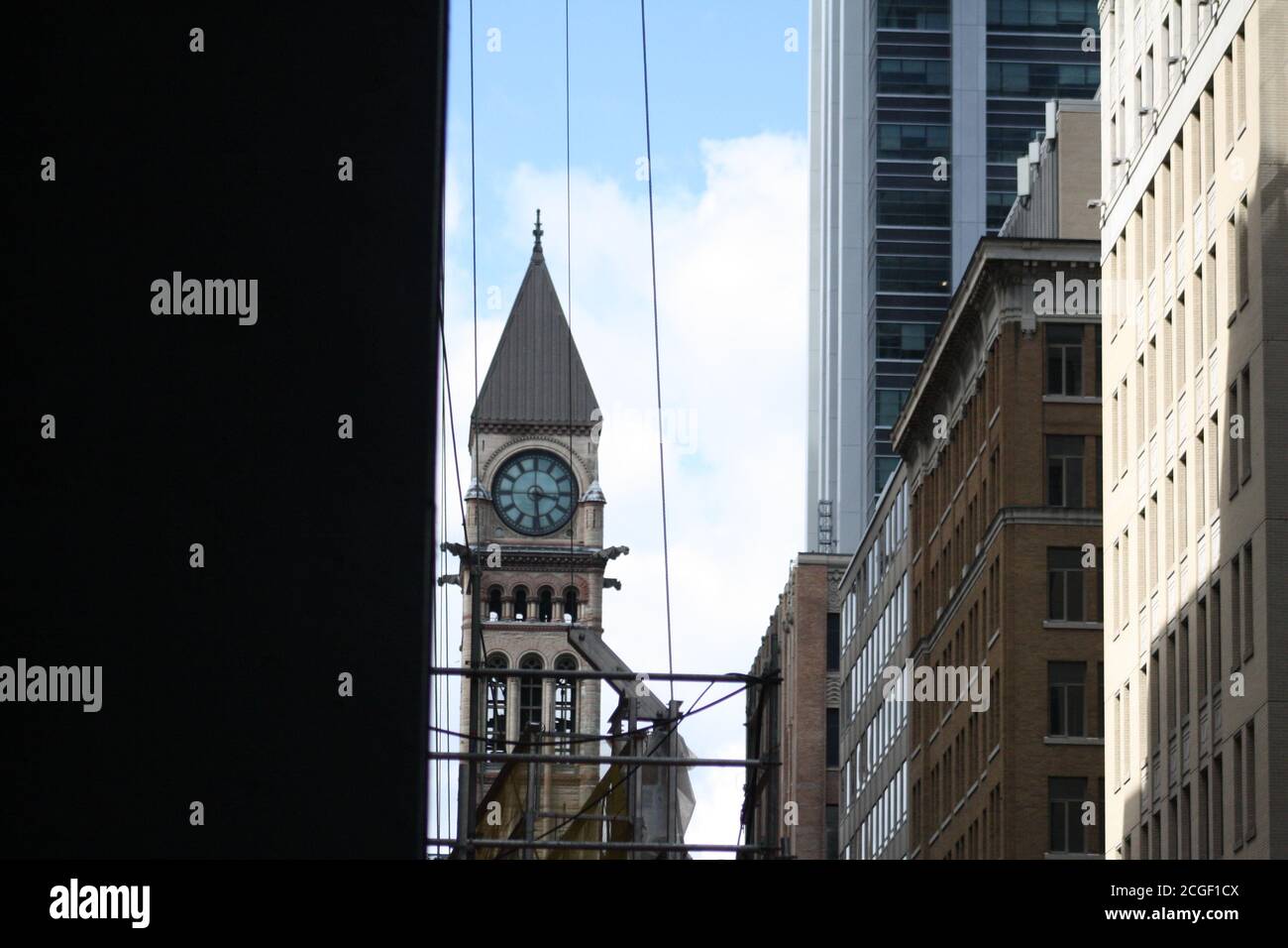 Old Toronto Town Hall. Very antique building in Downtown Toronto Stock ...