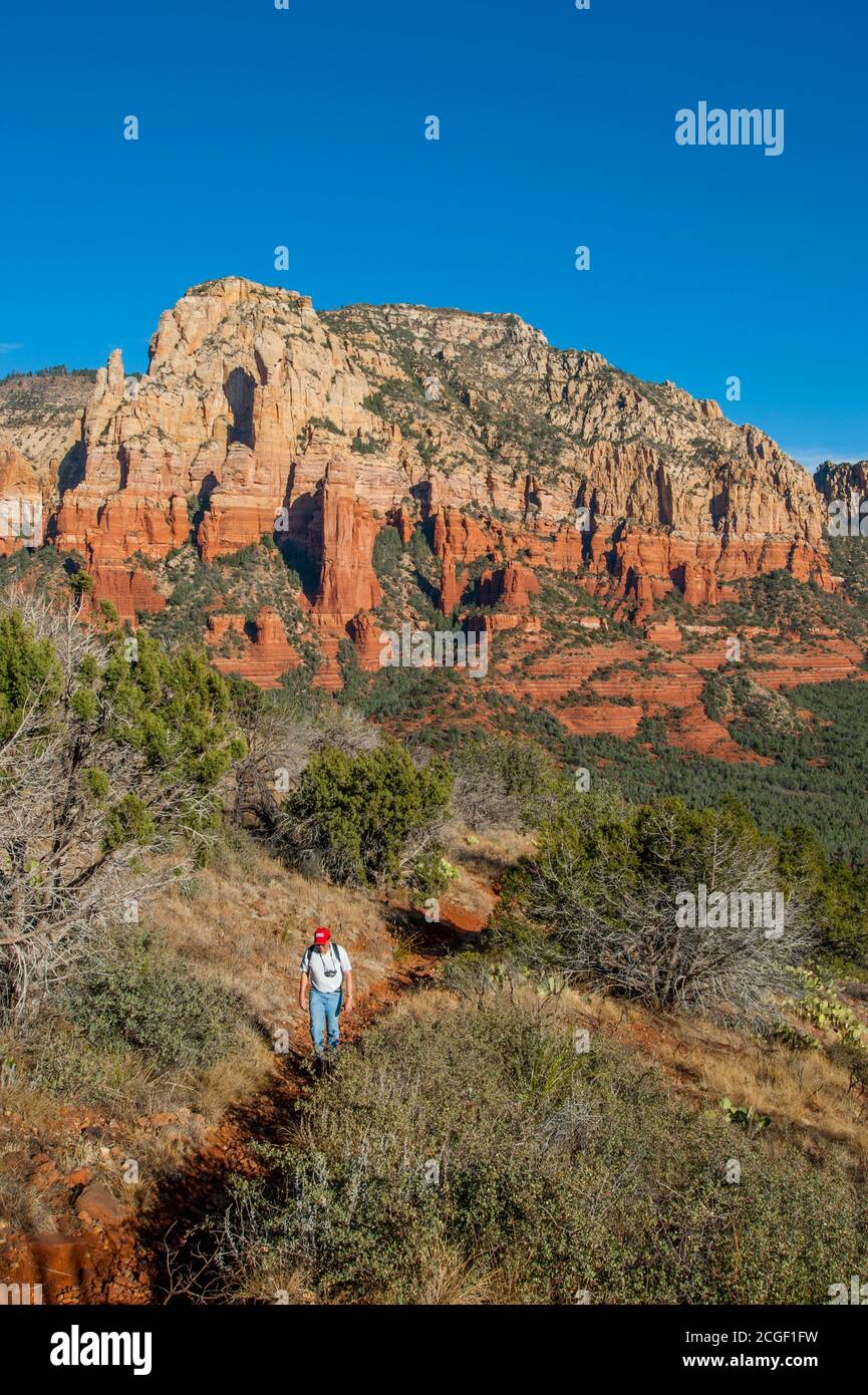 View of the landscape of Ship Rock and Steamboat Rock from the Brins ...