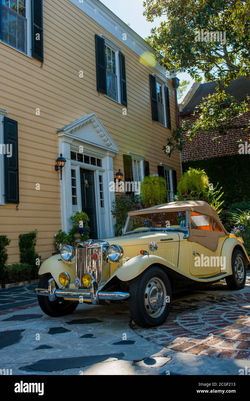 An Austin Morgan Look-alike Car Kit downtown Charleston in South ...