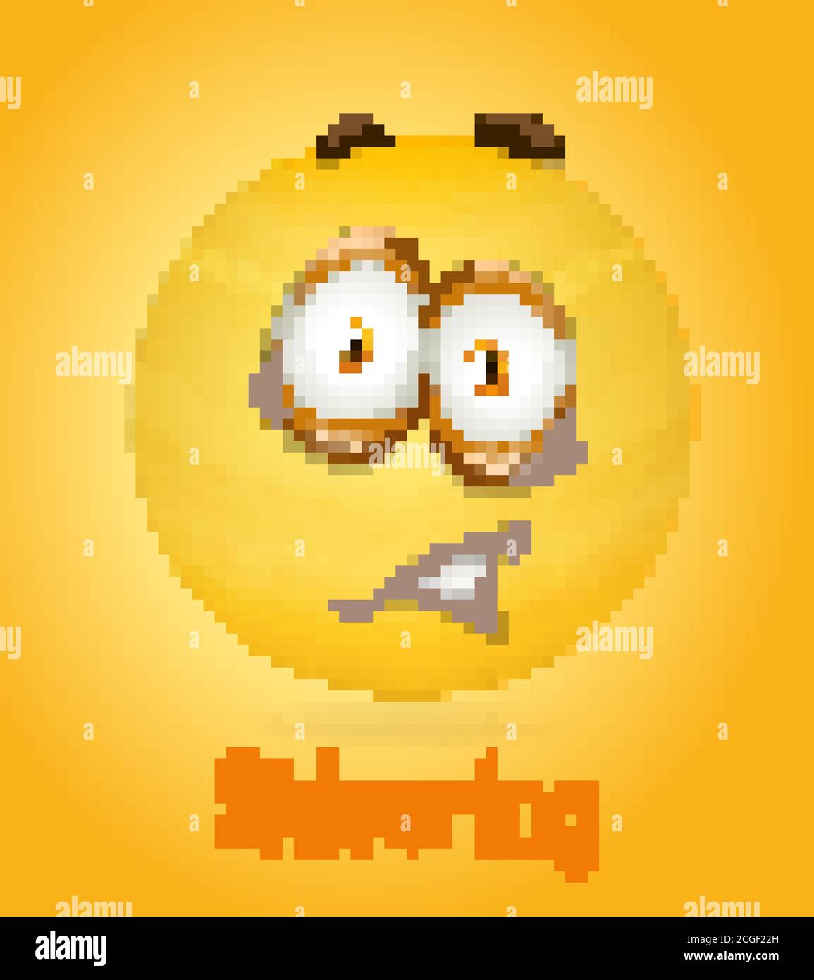 Shivering emotional yellow face with tired text on yellow background ...