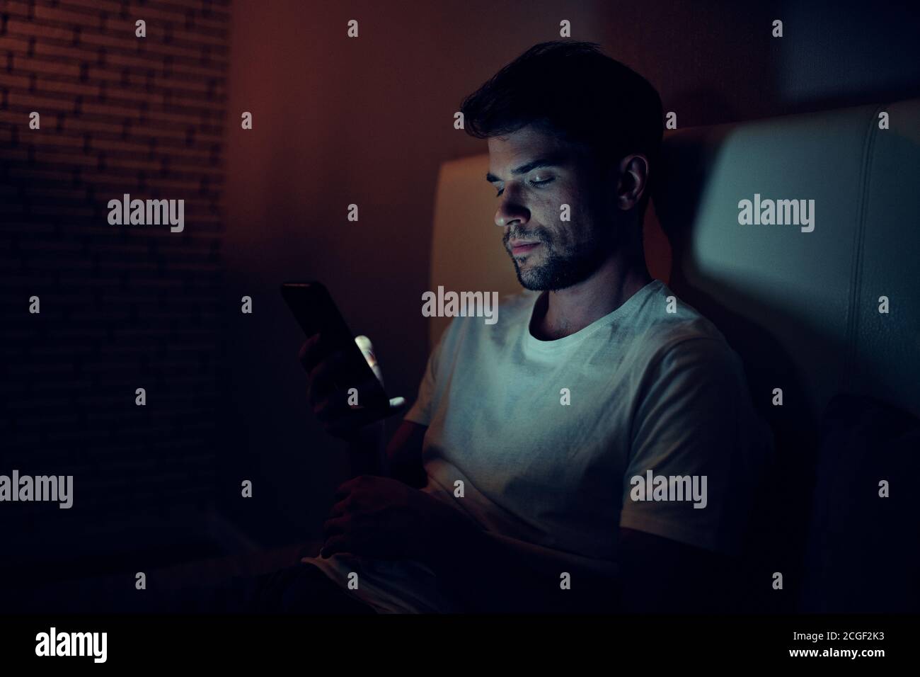 Asian man mobile phone sleep hi-res stock photography and images - Alamy