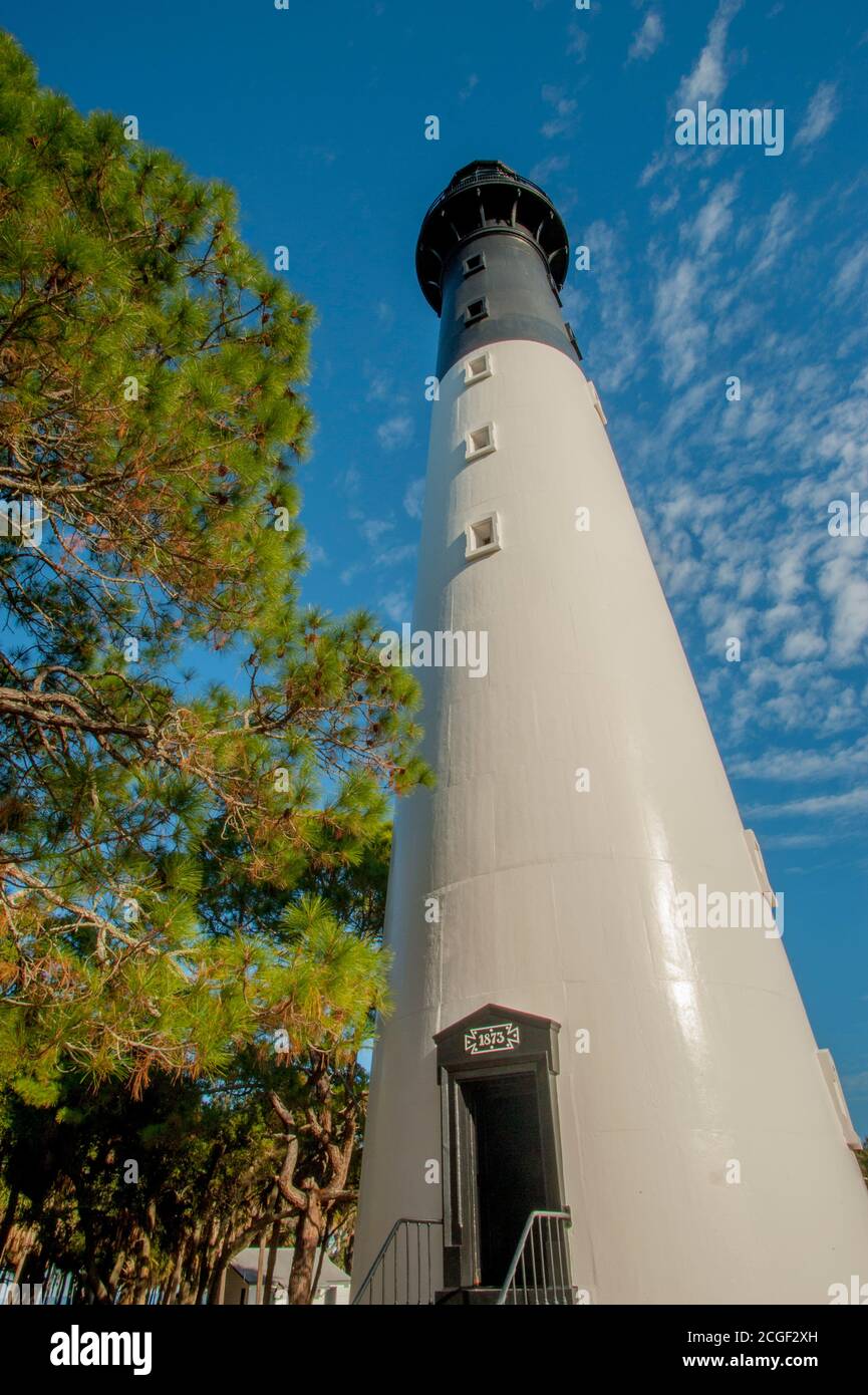 The Hunting Island Lighthouse, located in Hunting Island State Park on ...