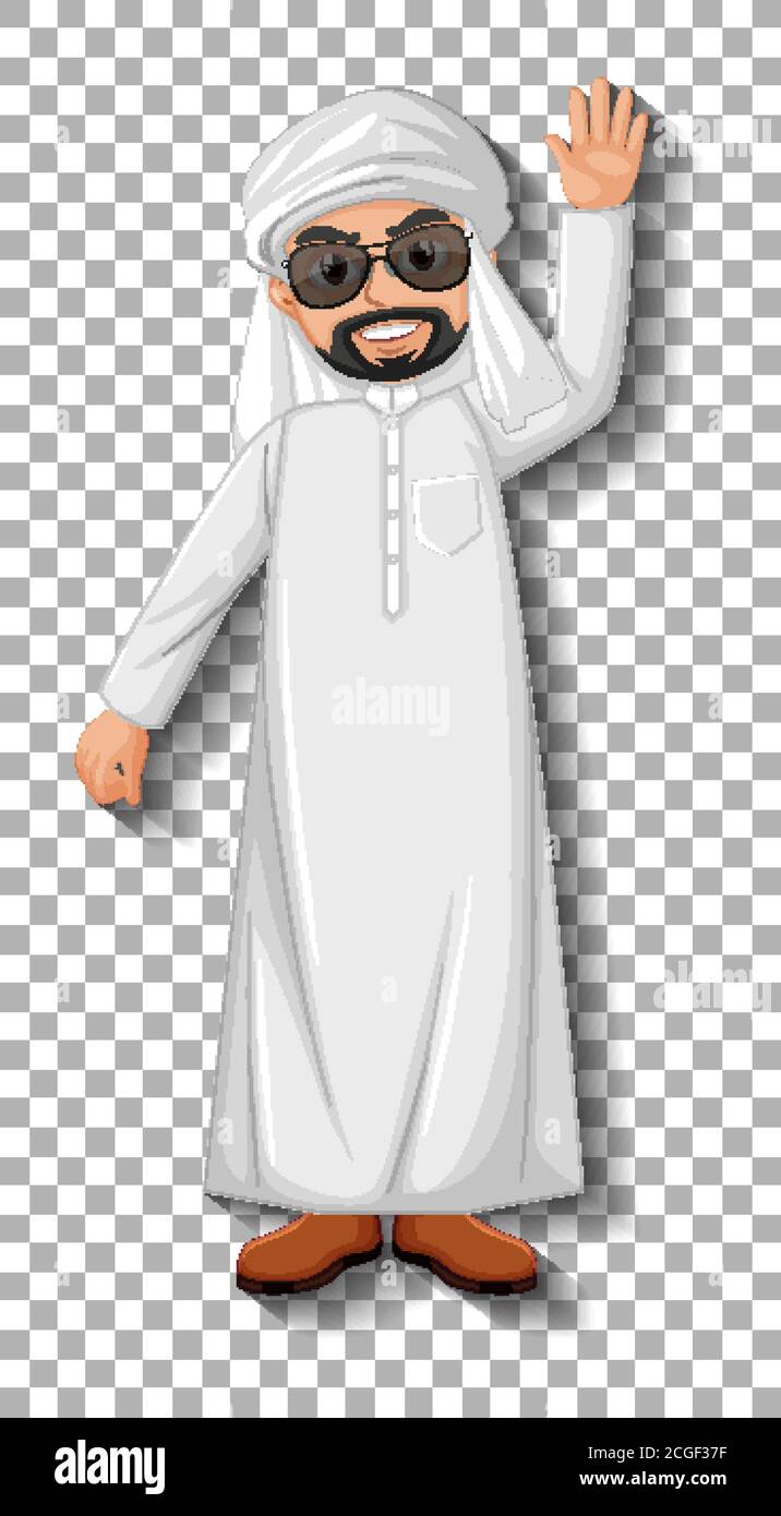 Arab man cartoon character illustration Stock Vector Image & Art - Alamy