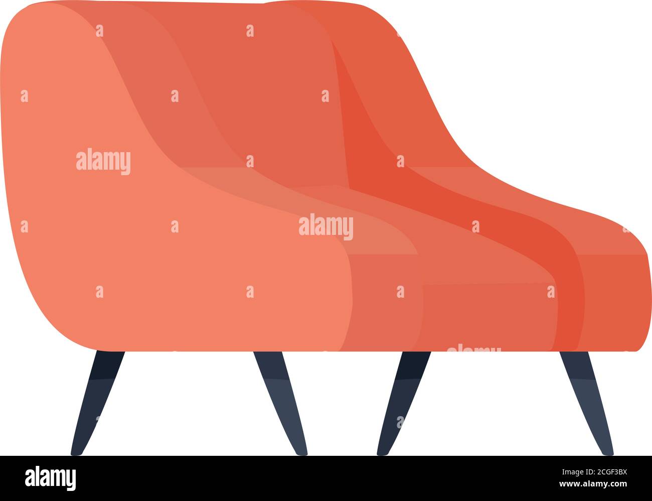 Isolated red chair vector design Stock Vector Image & Art - Alamy