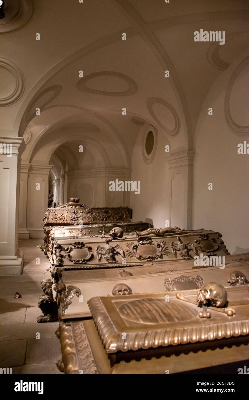 Charles Vault, Imperial (Capuchin) Crypt, Vienna, Austria Stock Photo ...