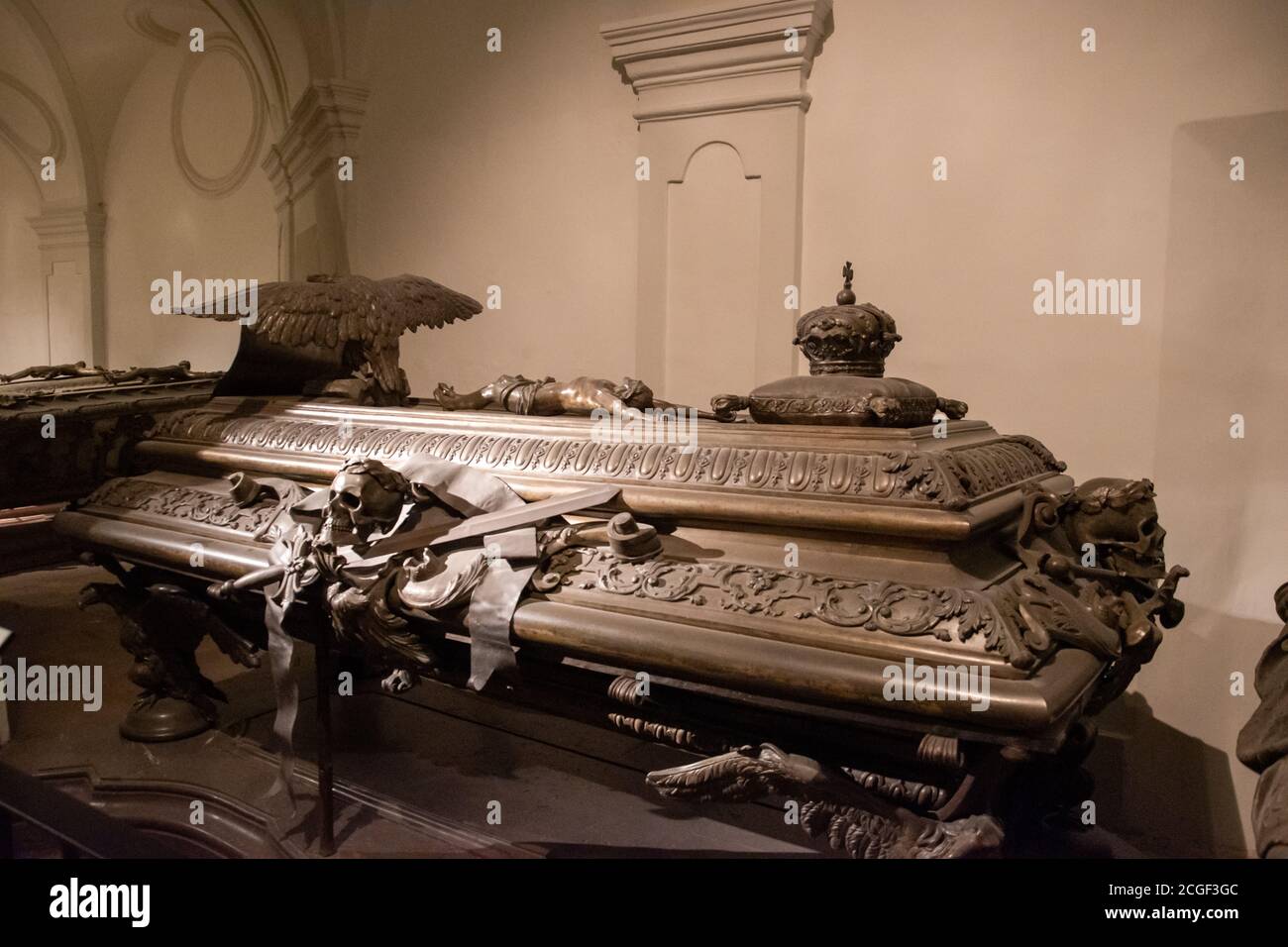 Tomb of Leopod I, Imperial (Capuchin) Crypt, Vienna, Austria Stock ...