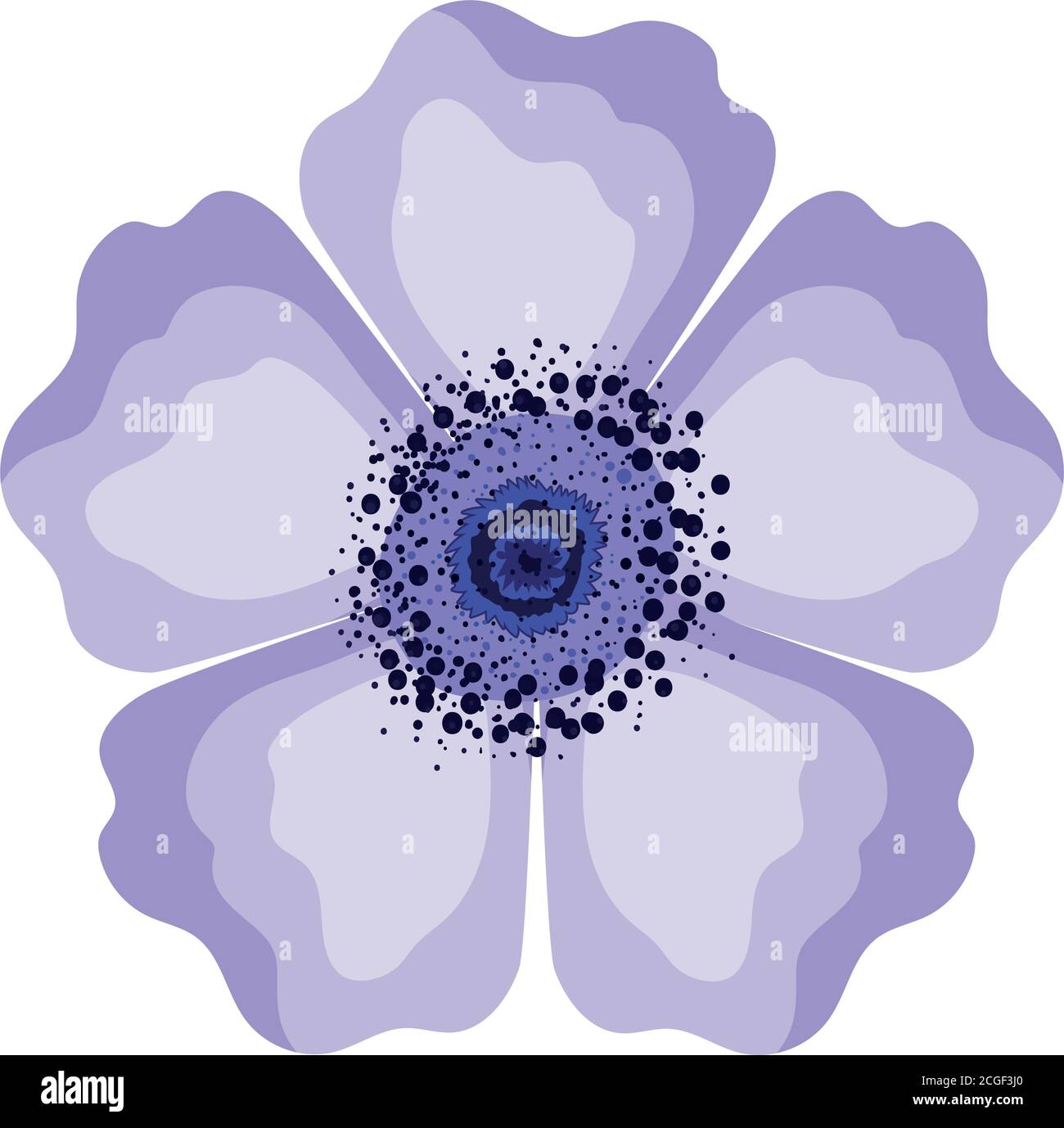 Purple flower detail Stock Vector Images - Alamy