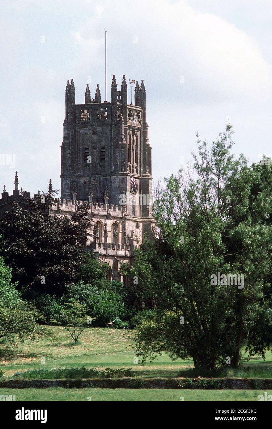 The tower of St. Mary the Virgin Church is one example of the centuries ...