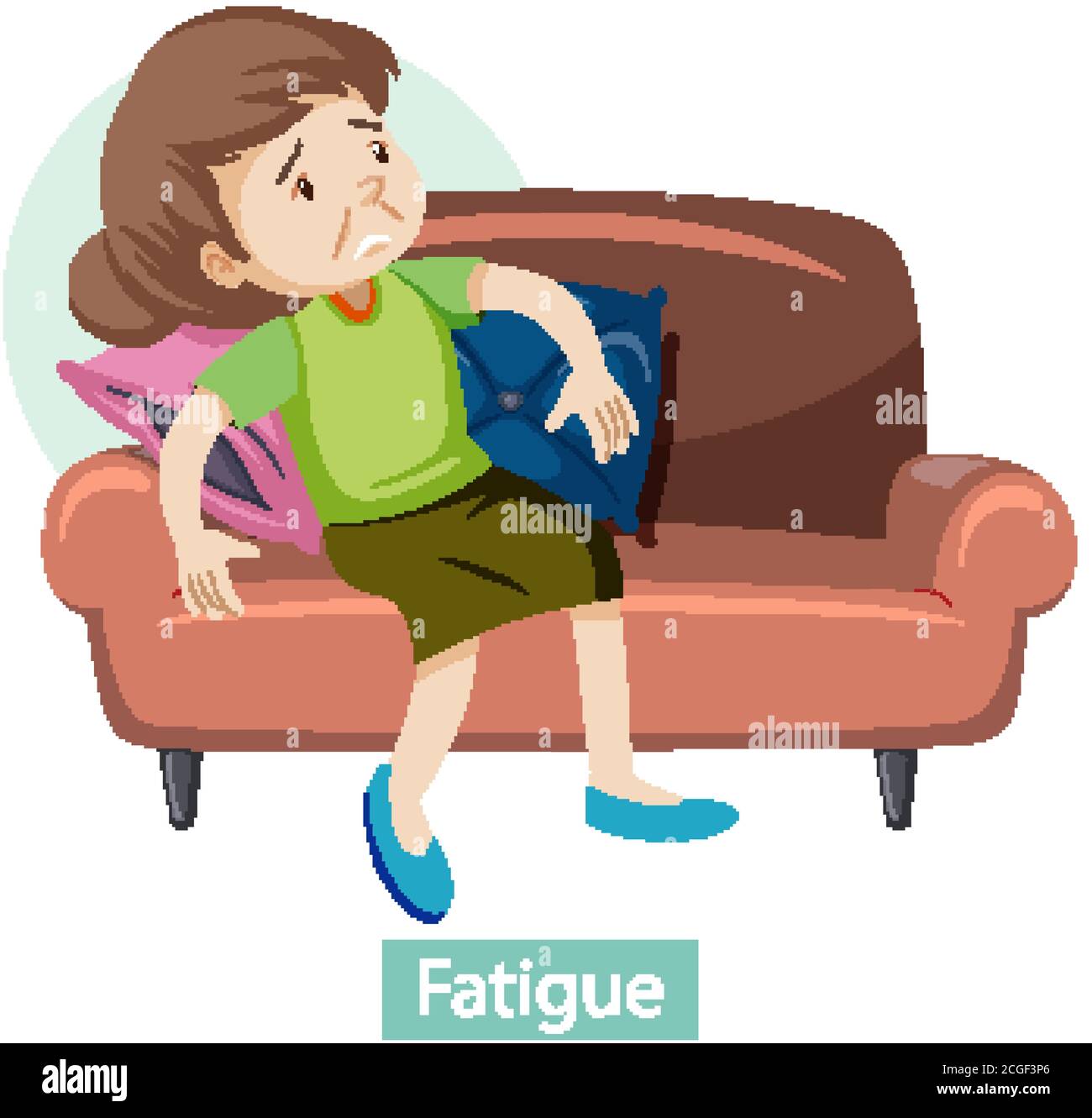 Medical infographic of fatigue symptoms illustration Stock Vector Image ...