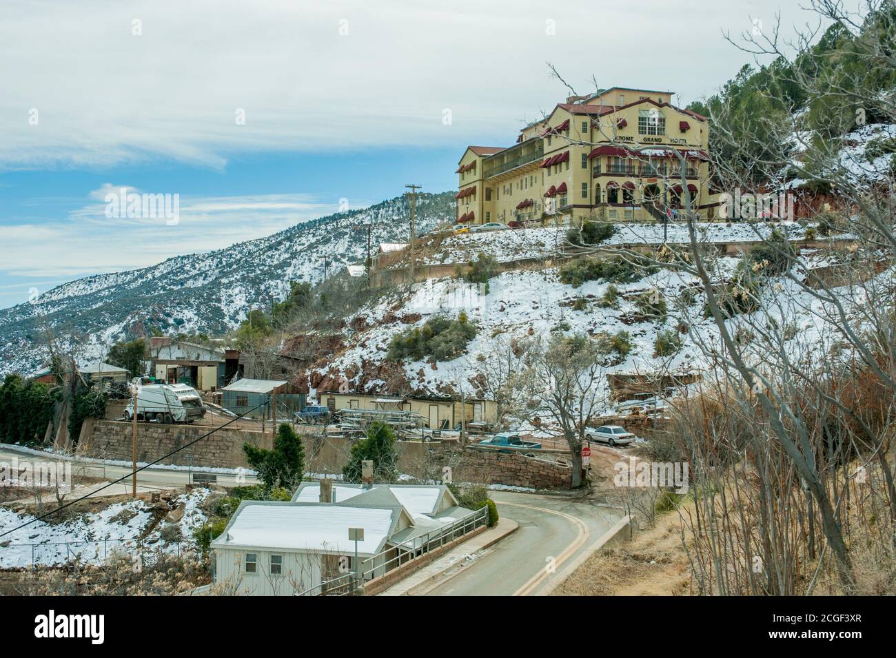 View of the Jerome Grand Hotel (formerly the United Verde Hospital ...