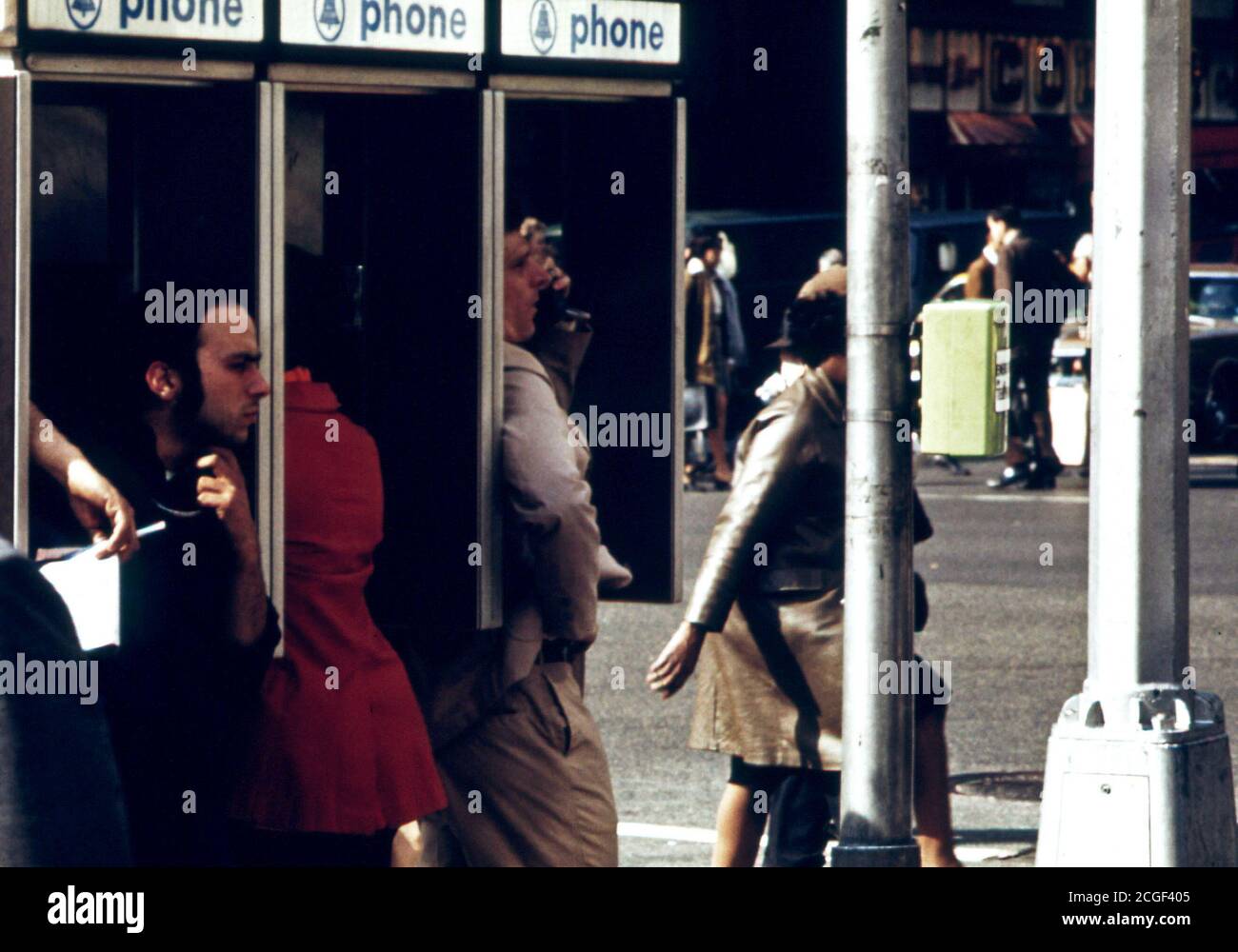 1970s phone booth hi-res stock photography and images - Alamy