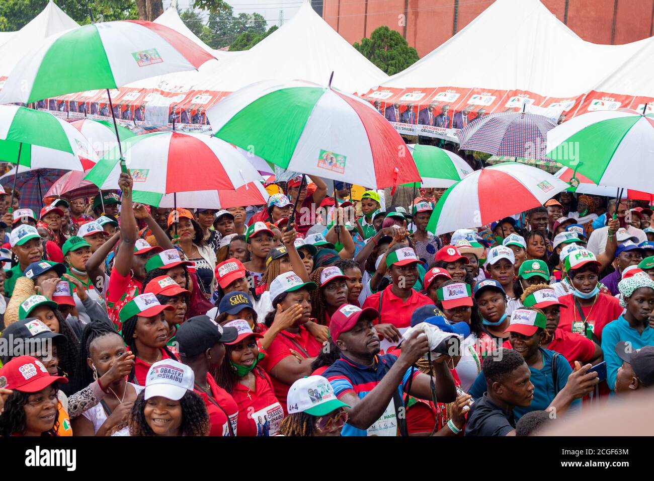 Edo state governorship election 2020. PDP women campaign with Governor ...